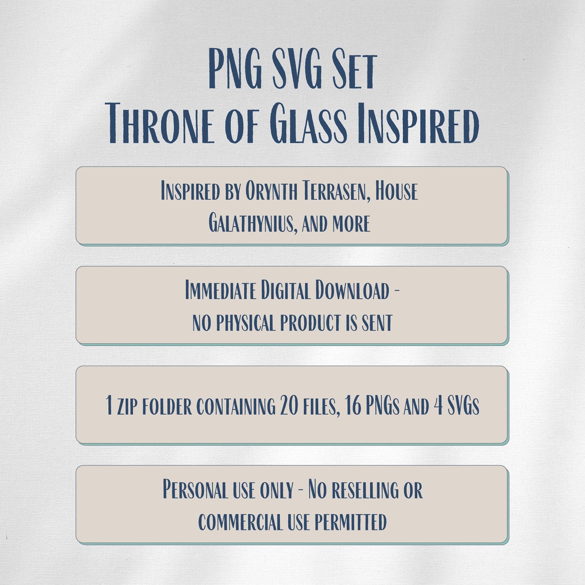Throne of Glass PNG SVG Bundle, Aelin Galathynius, Orynth Terrasen ...