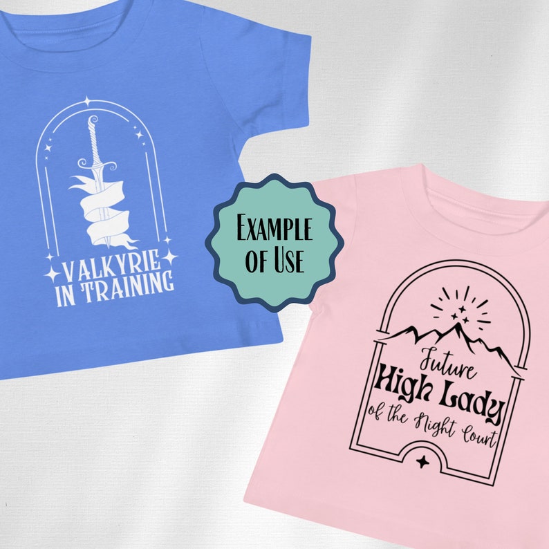 ACOTAR Baby SVG PNG Bundle, Future High Lord Lady, Valkyrie Illyrian ...