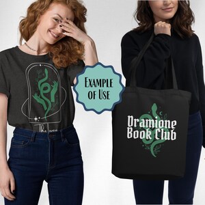 Dramione PNG Bundle, Bookish Fanfiction Designs for Shirts, Sweatshirts ...