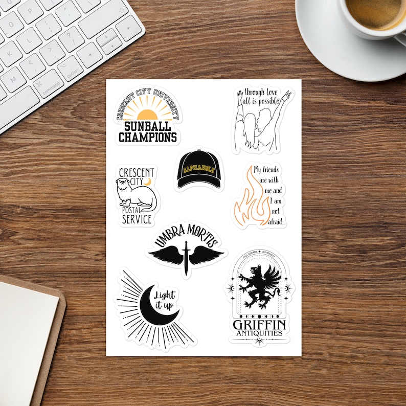 Crescent City Stickers Sunball Through Love All is - Etsy