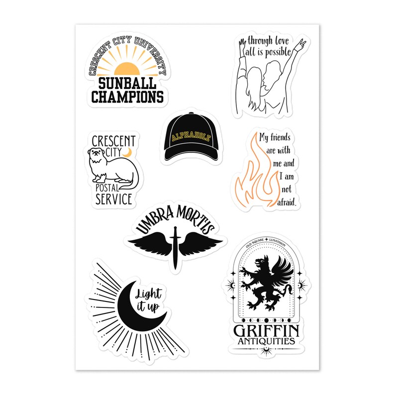 Crescent City Stickers Sunball Through Love All is - Etsy