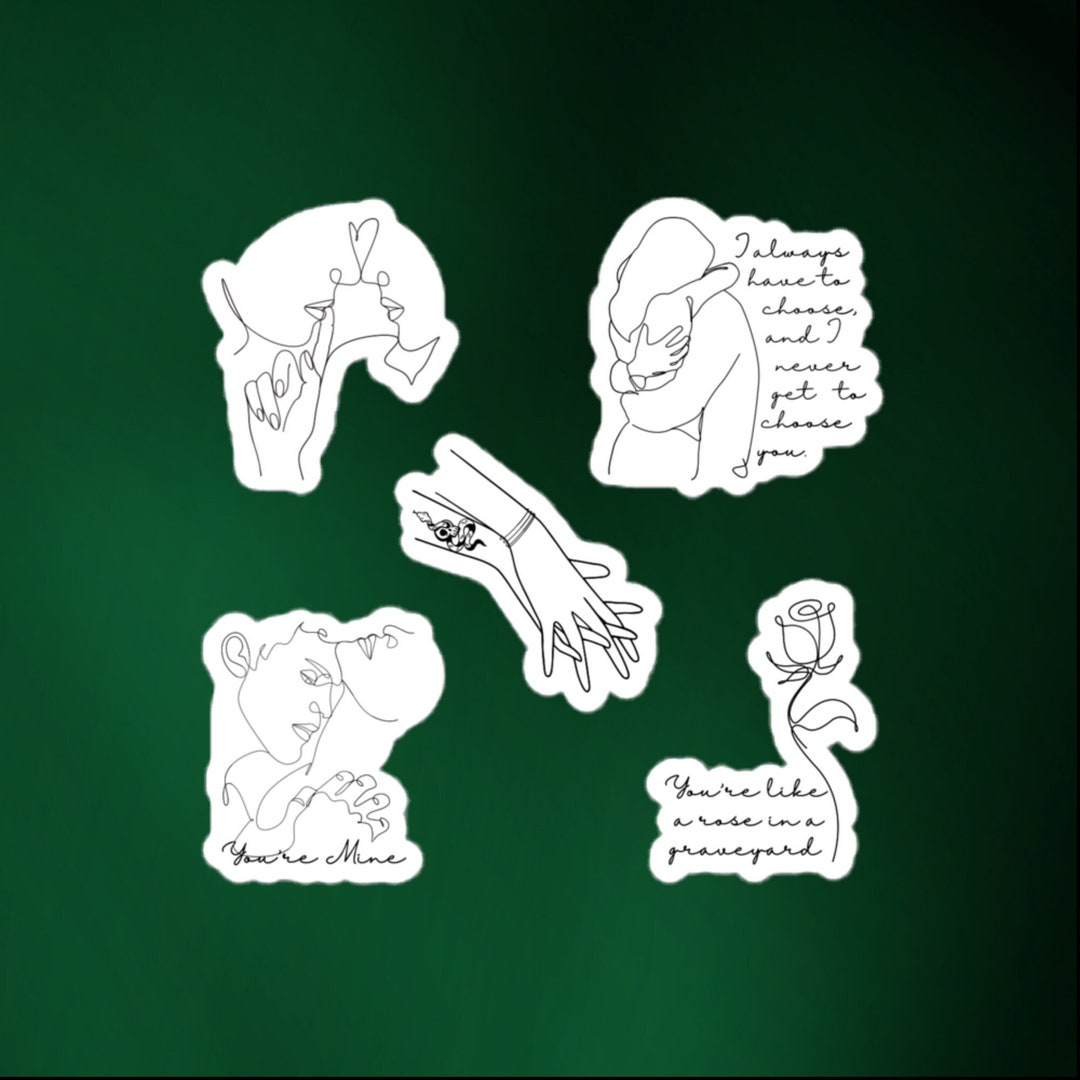 Dramione Stickers, Manacled Inspired, Rose in a Graveyard, Choose You ...