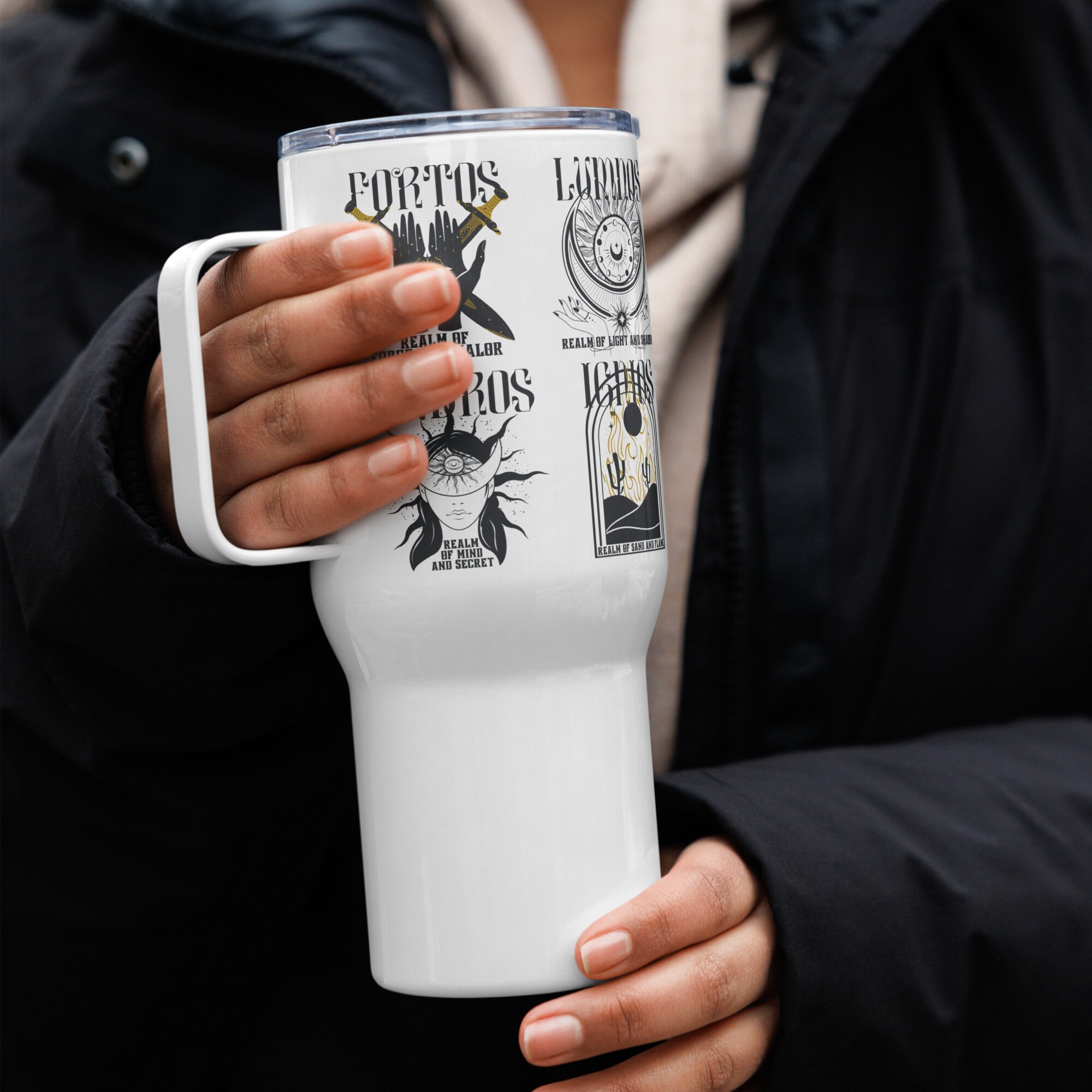 Spark of the Everflame Travel Mug Tumbler, Kindred's Curse, Emarion ...