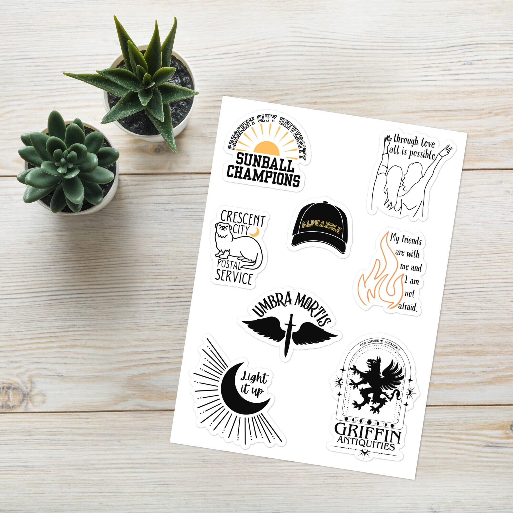 Crescent City Stickers Sunball Through Love All is - Etsy