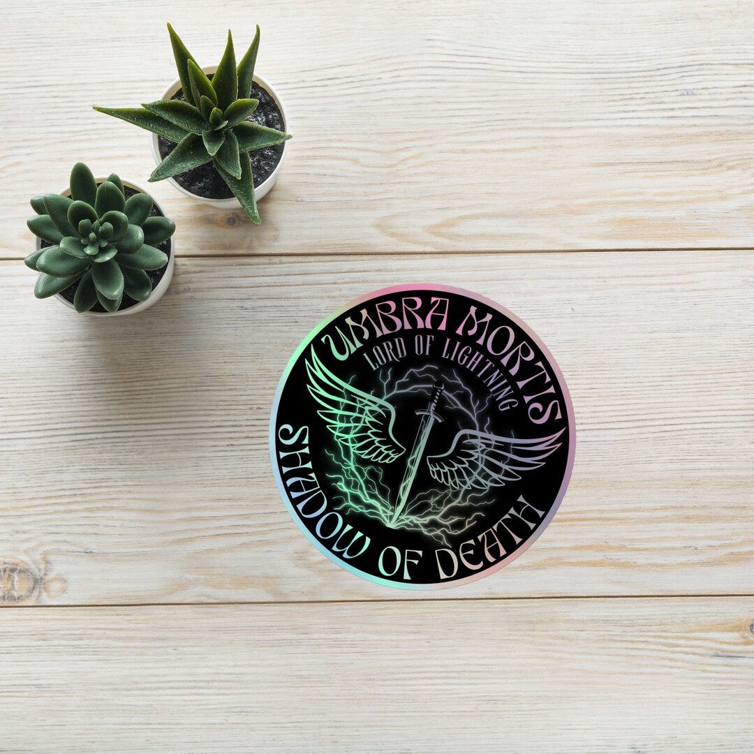 Crescent City Sticker, Holographic, Umbra Mortis Hunt Athalar Lord of ...