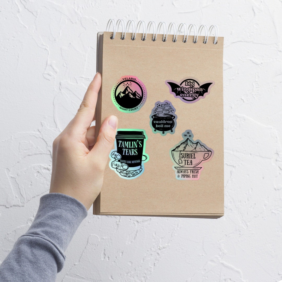 ACOTAR Holographic Stickers, Tamlin's Tears, Suriel Tea, Big Wingspan ...
