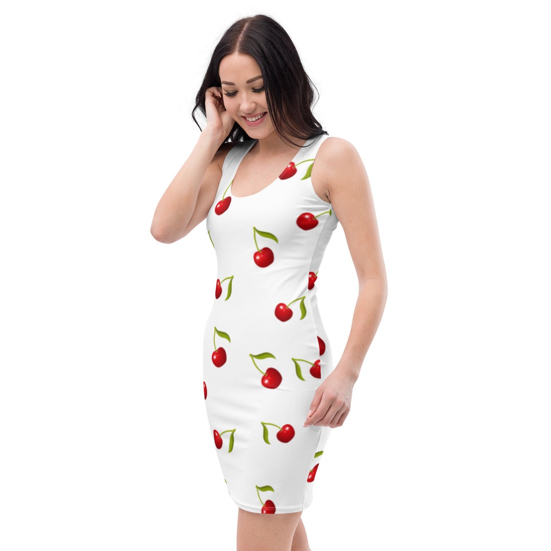 Sublimation Cut & Sew Dress Cherry Red - Etsy