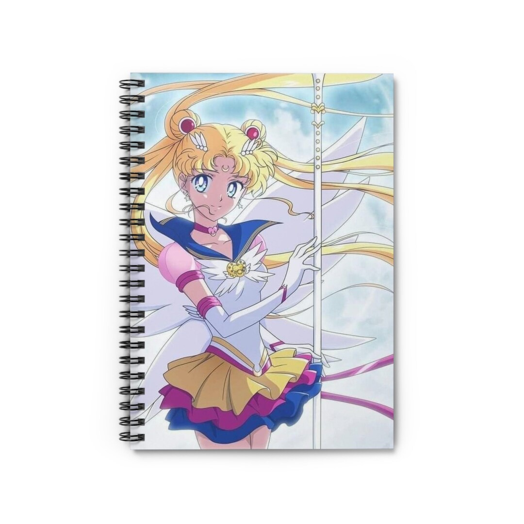 Sailor Moon Spiral Notebook Ruled Line - Etsy