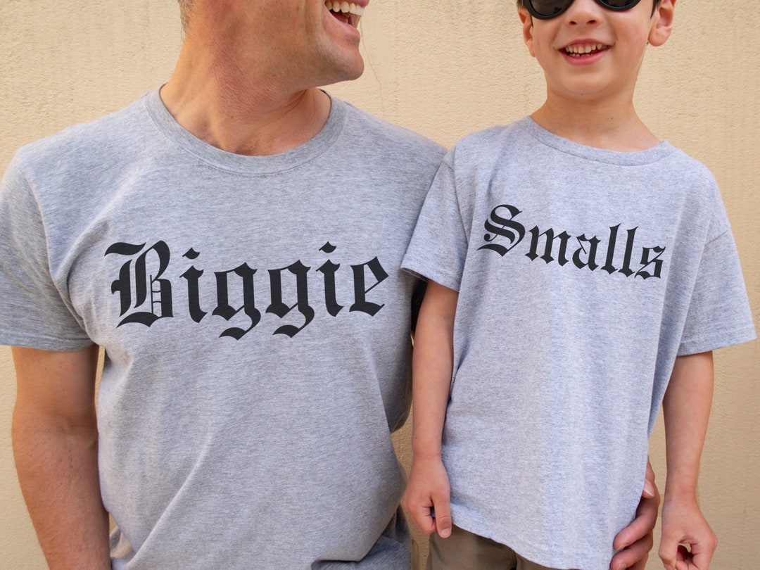 Biggie Smalls Matching Shirts, Father Son Matching Shirts, Father's Day ...