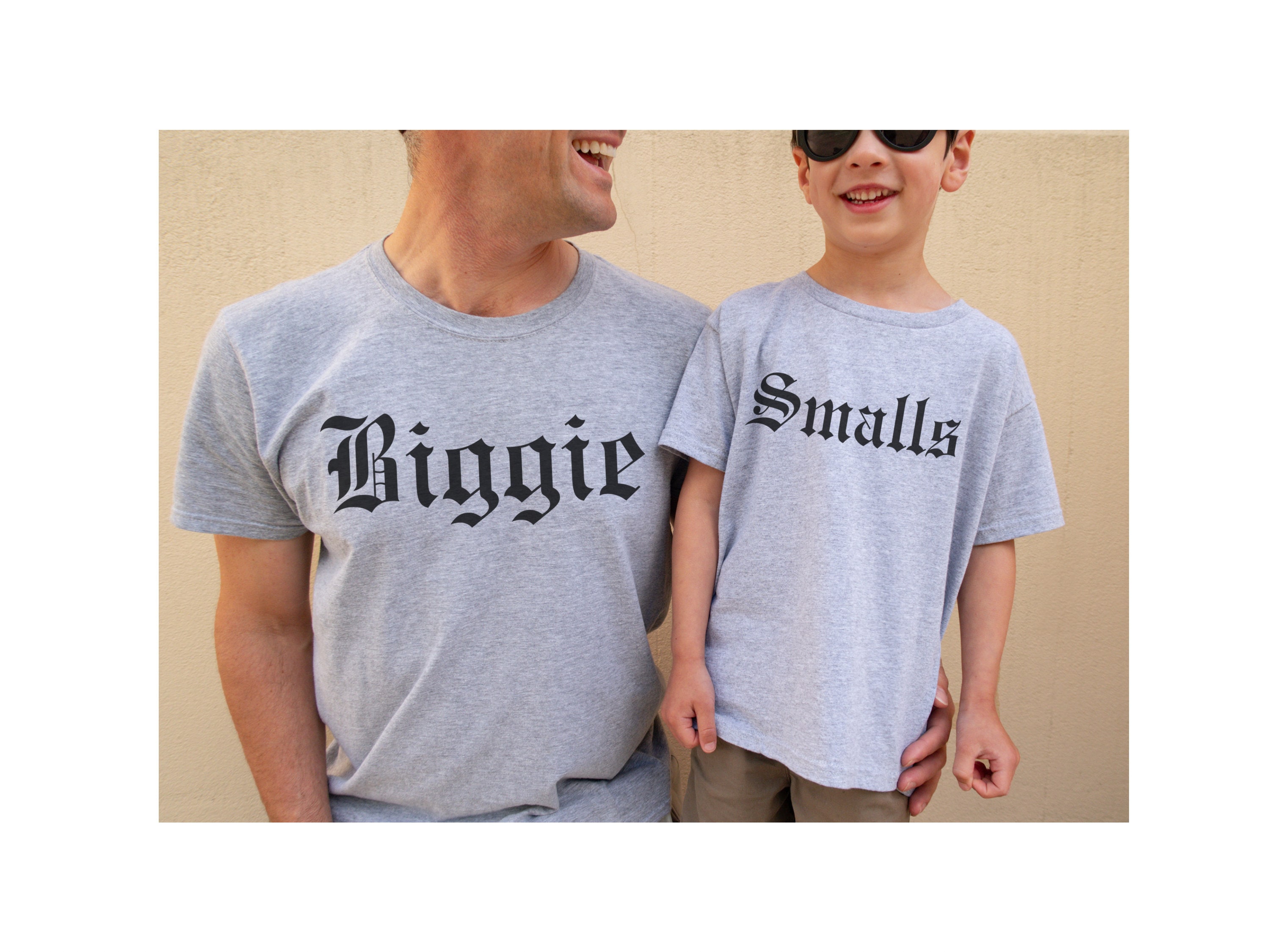 Toddler Kids Biggie Smalls Tshirt Father and Son Matching Shirts - Etsy