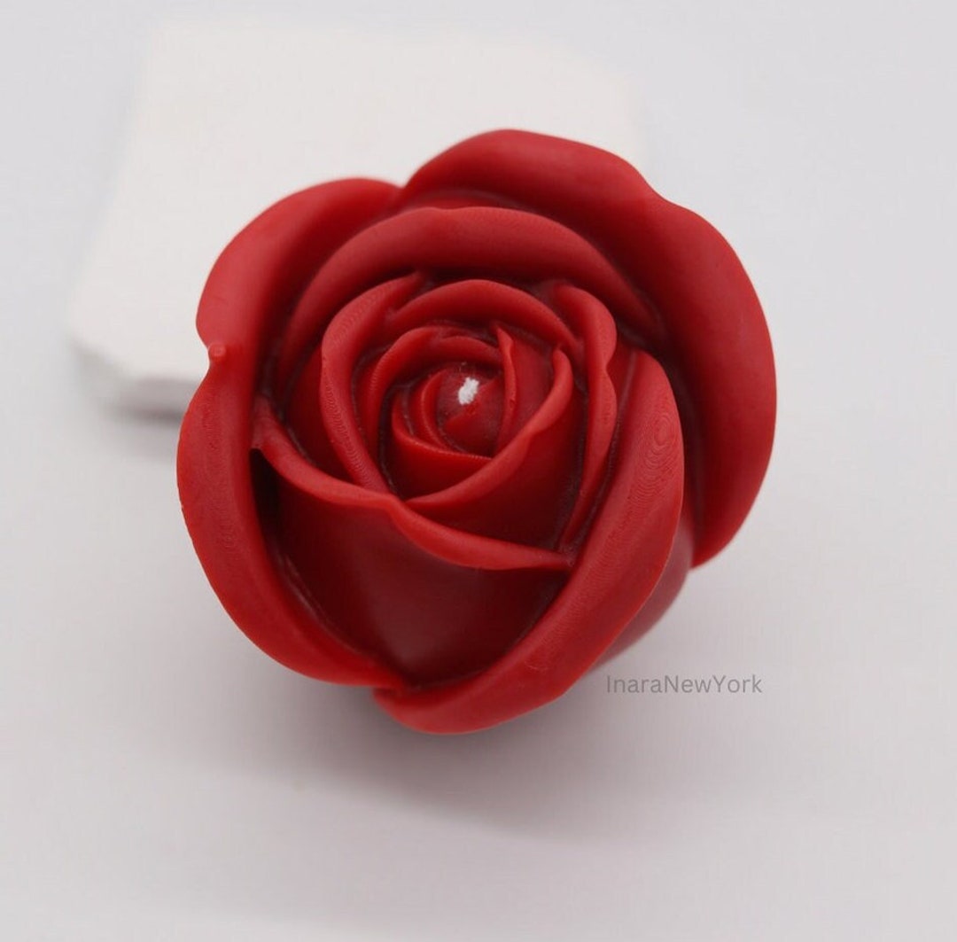 Free Shipping Rose Flower Shaped Candle Rose Petals Sculptural Candle ...