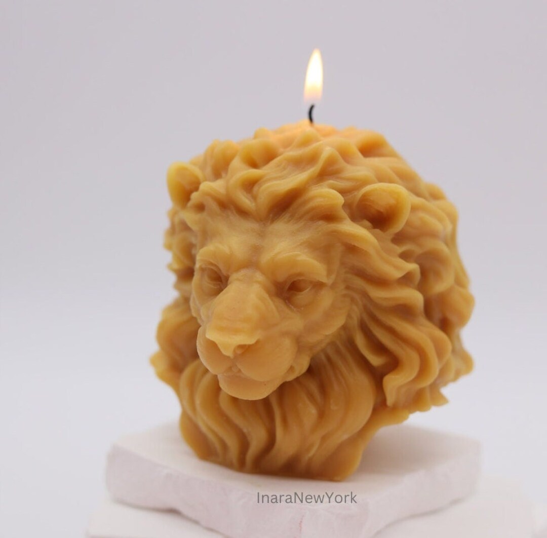 Free Shipping Lion Head Candle Birthday Anniversary Housewarming Gift ...