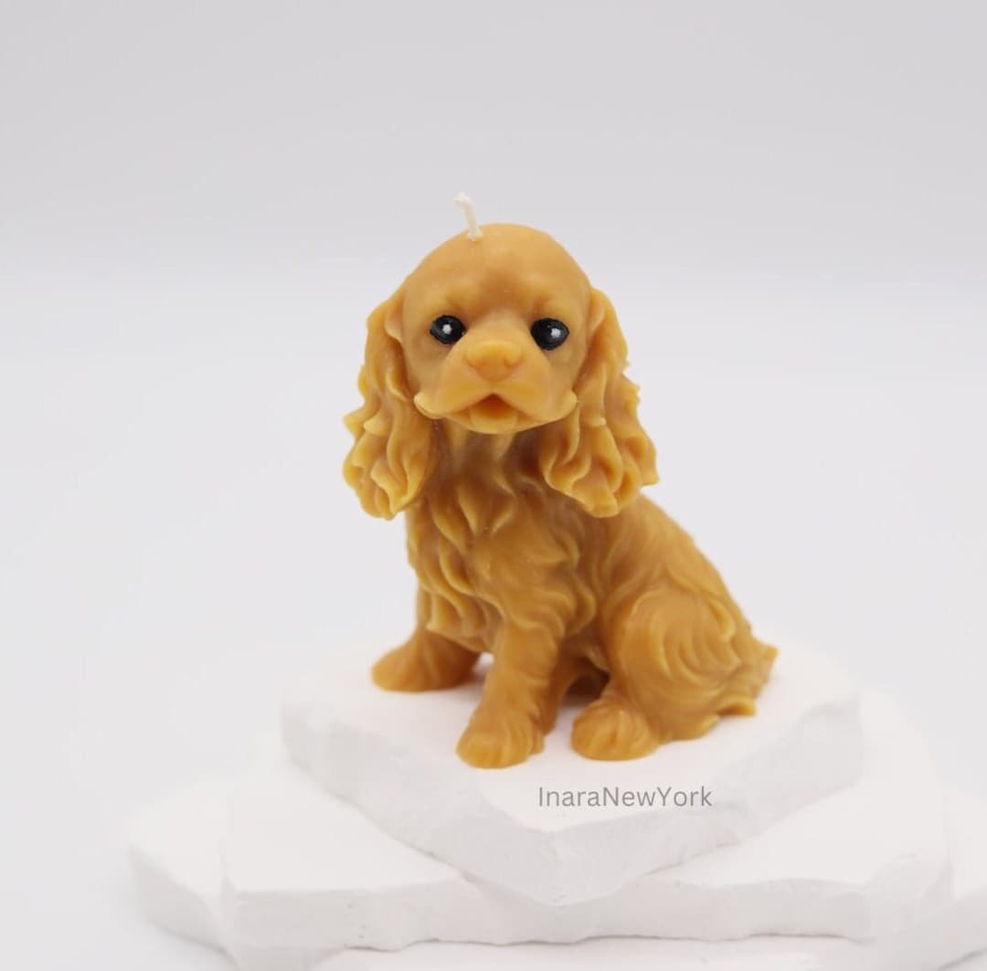 Handmade Dog Candle: Cocker Spaniel, Irish Setter, Sculptural Candle - Etsy