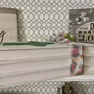 Religious Book Stack “A Mighty Fortress is Our God” Farmhouse Book ...