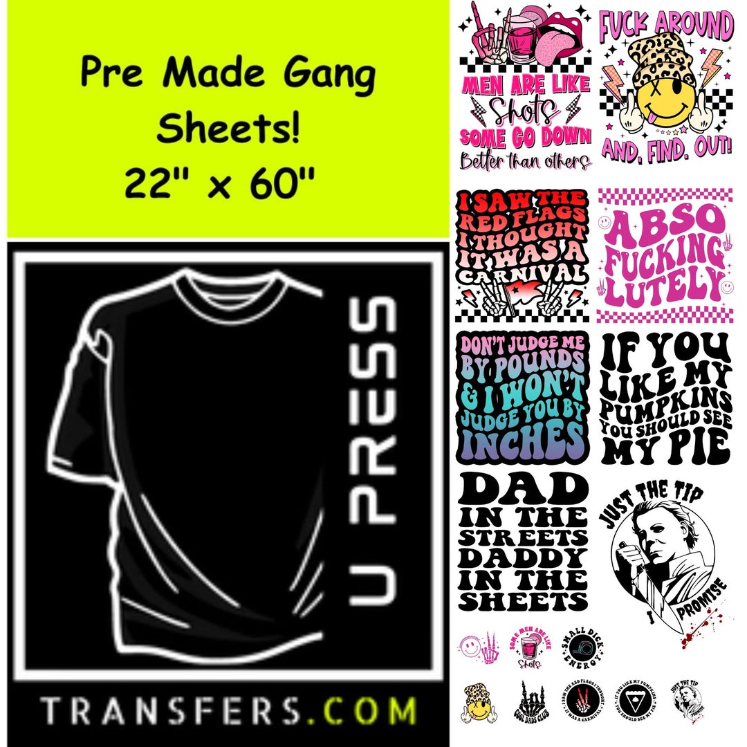 DTF Gang Sheet, DTF Transfers, Ready to Press Why is It Spicy DTF Gang Sheet 22" X 60" - Etsy