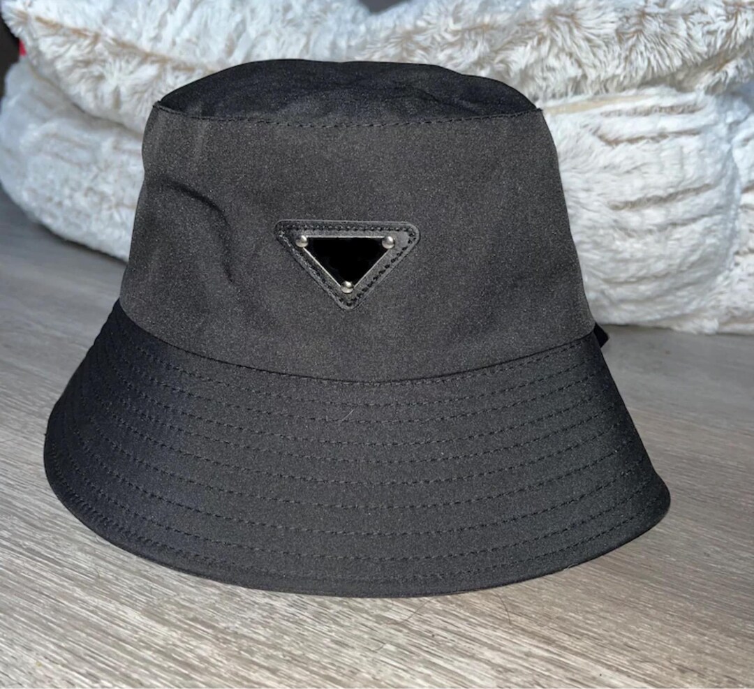 Black Triangle Bucket Hat | Stylish Summer Hat - Etsy
