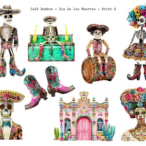 Dia De Los Muertos Clipart, La Catrina Clip Art, Day of the Dead ...