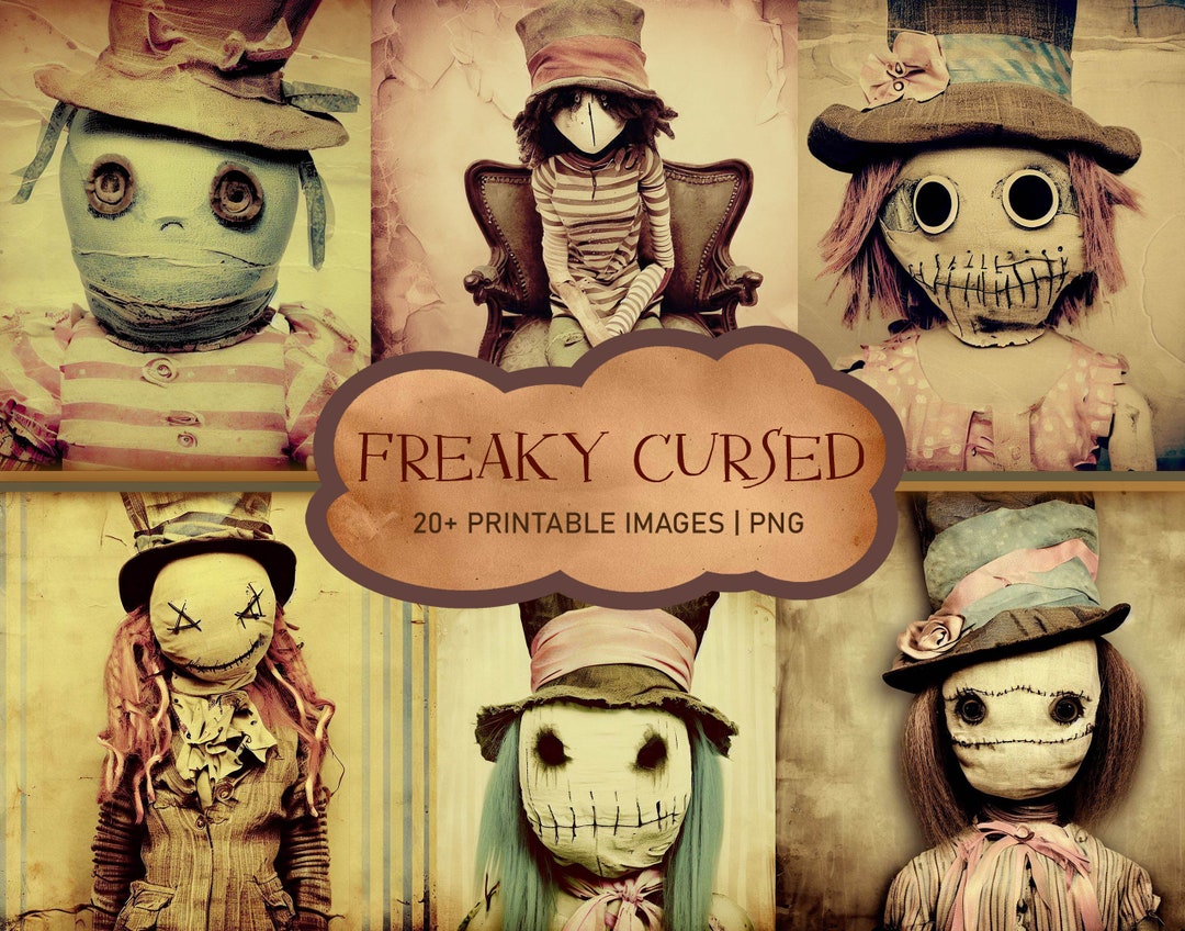 Creepy Halloween Photos, Printable Halloween Witch Photographs, Vintage ...