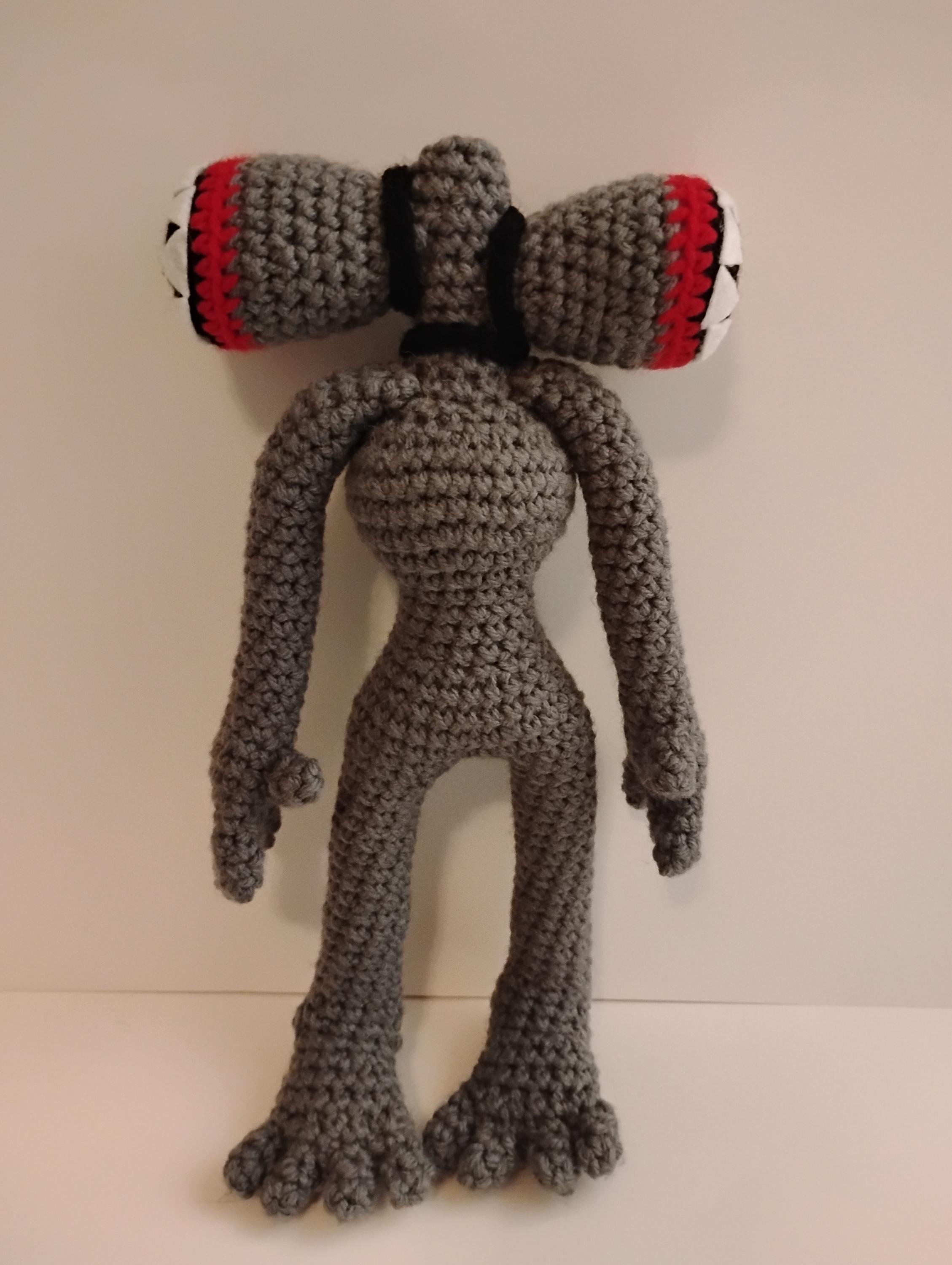 Siren Head Crochet Stuffed Toy - Etsy