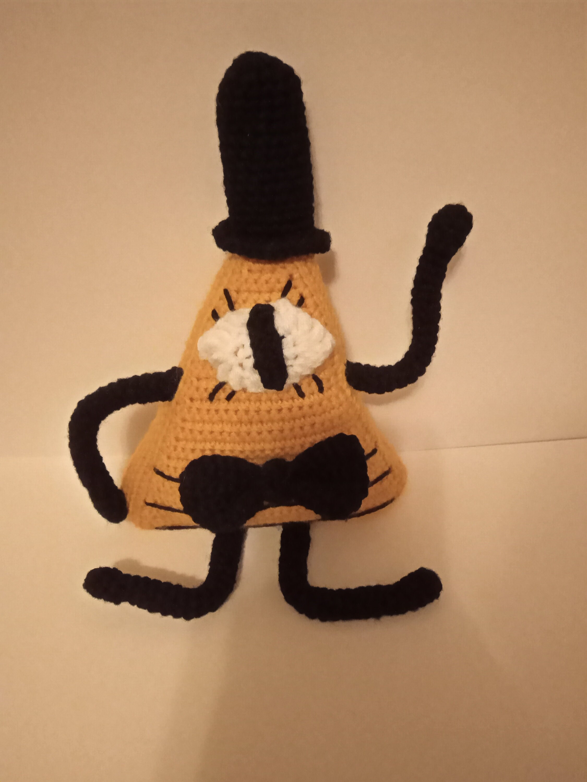 Bill Cypher Crochet Gravity Falls Character Handmade Amigurumi Yellow ...
