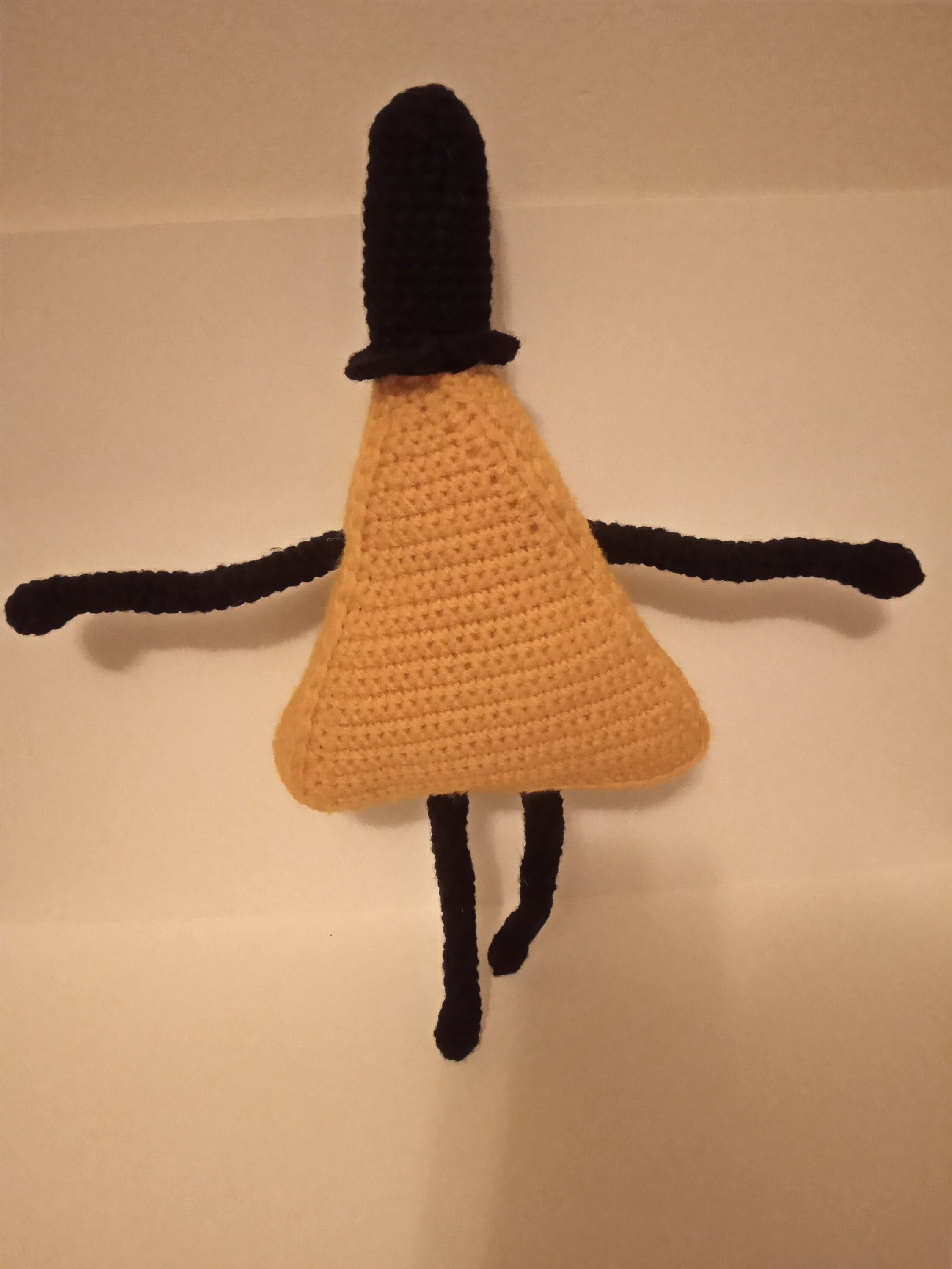 Bill Cypher Crochet Gravity Falls Character Handmade Amigurumi Yellow ...