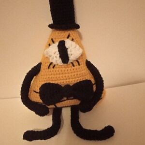 Bill Cypher Crochet Gravity Falls Character Handmade Amigurumi Yellow ...