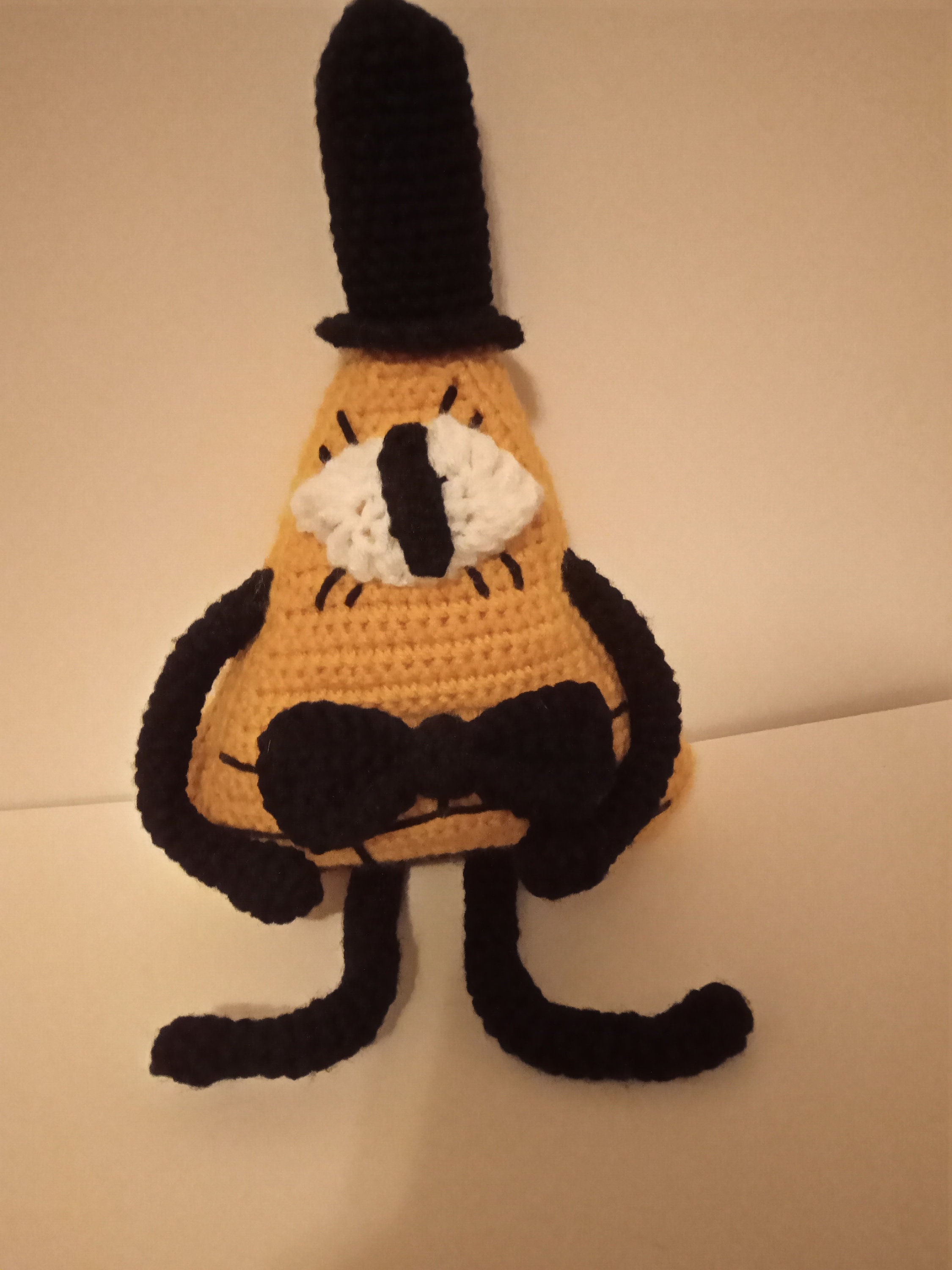 Bill Cypher Crochet Gravity Falls Character Handmade Amigurumi Yellow ...