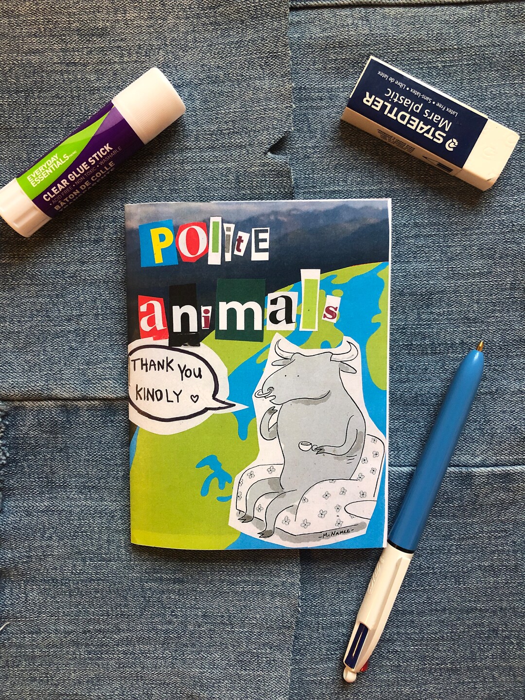 Zine: Polite Animals - Etsy