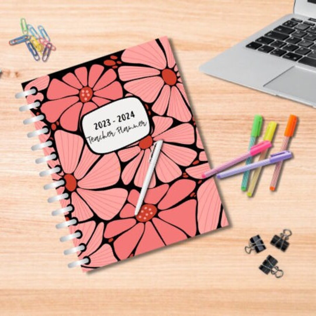 2023 - 2024 Floral Teacher Planner | Instant Download - Etsy