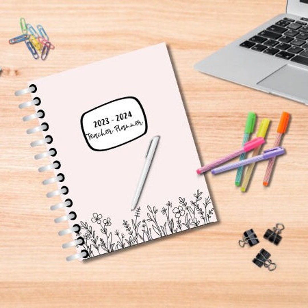 2023 - 2024 Blooms Teacher Planner | Instant Download - Etsy