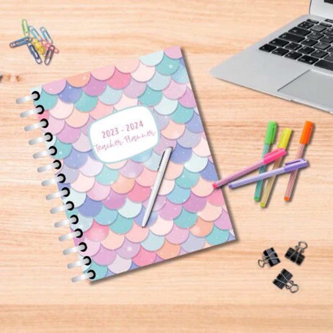 2023 - 2024 Mermaid Teacher Planner | Instant Download - Etsy