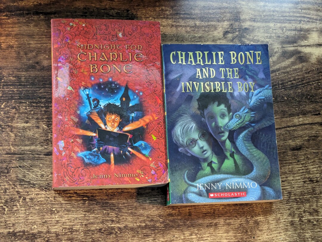 2pk CHARLIE BONE Book Set Midnight / Invisible Boy (children of the Red ...
