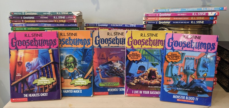 FULL GOOSEBUMPS COLLECTION Vintage 62 Book Library, Full R.L. Stine ...