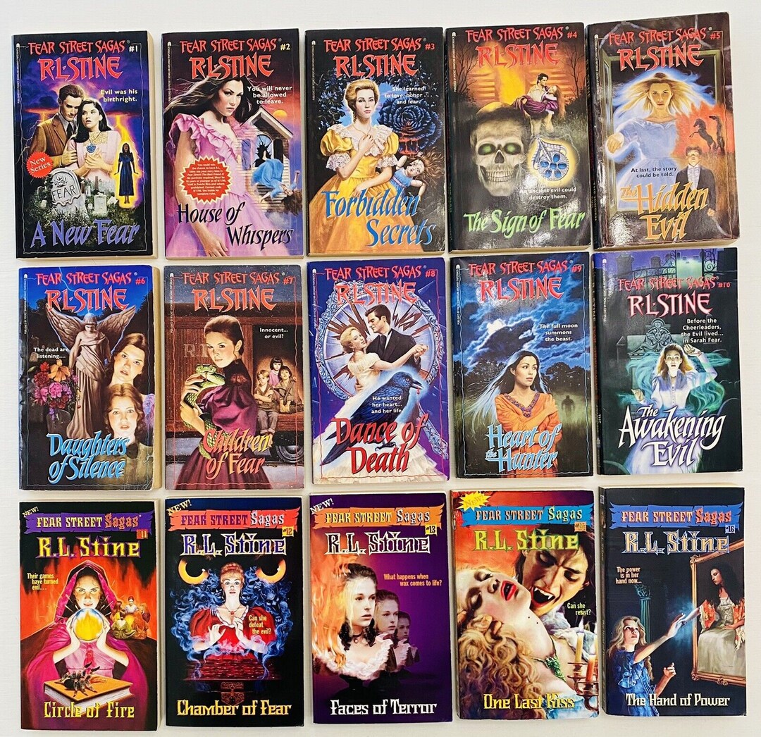 FEAR STREET/POINT Horror R.L. Stine Vintage Paperback Titles Throwback ...