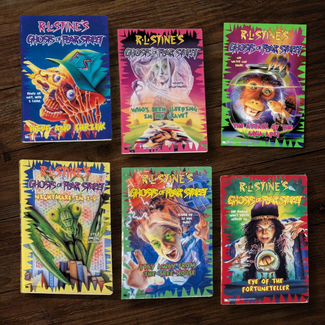 GHOSTS of FEAR STREET - U Pick R.L. Stine Vintage Horror Paperbacks ...