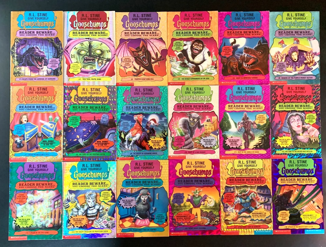 GIVE YOURSELF GOOSEBUMPS - You Pick Vintage Paperbacks - R. L. Stine's ...