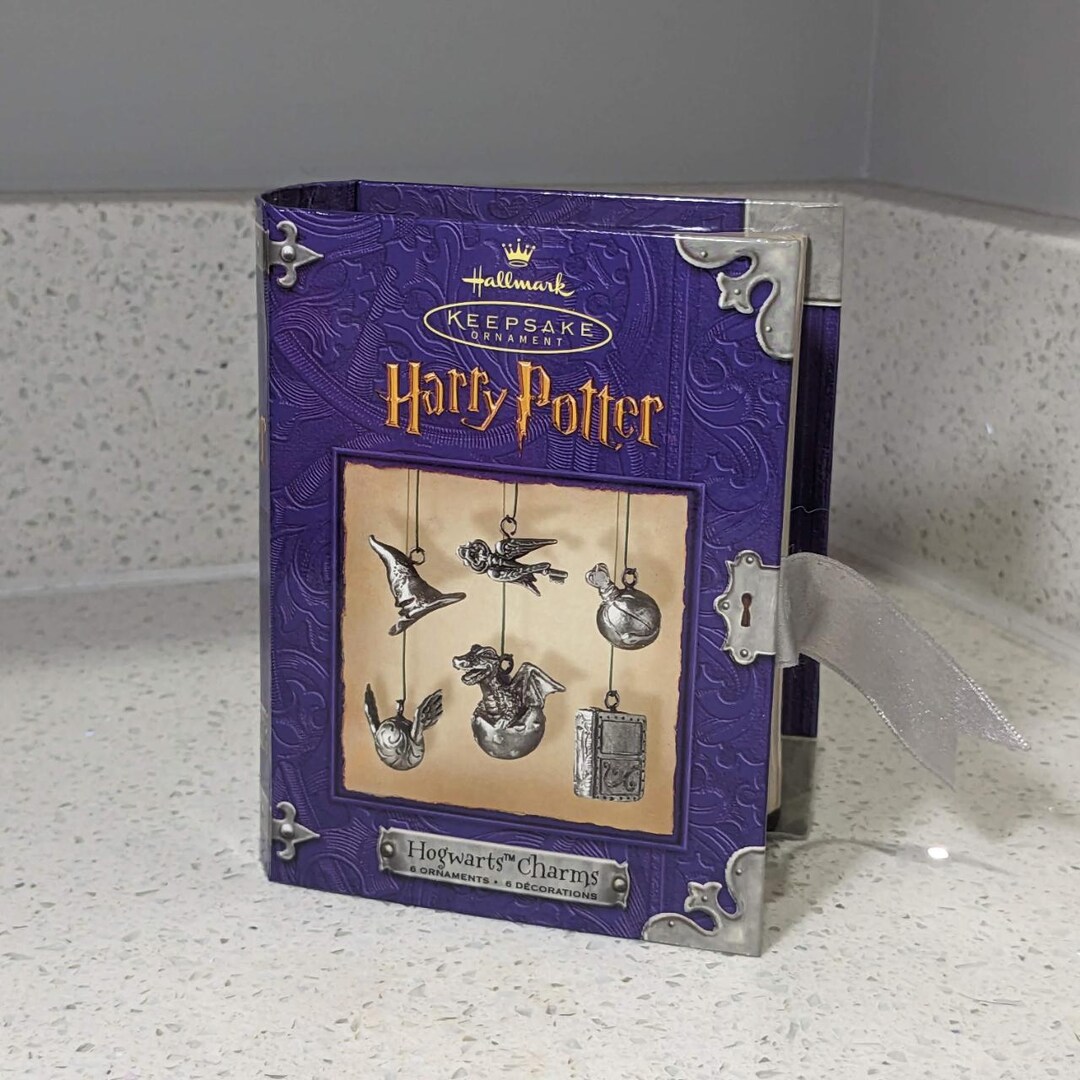 HARRY POTTER Hogwarts Charms Hallmark Keepsakes 2000 Christmas Holiday ...