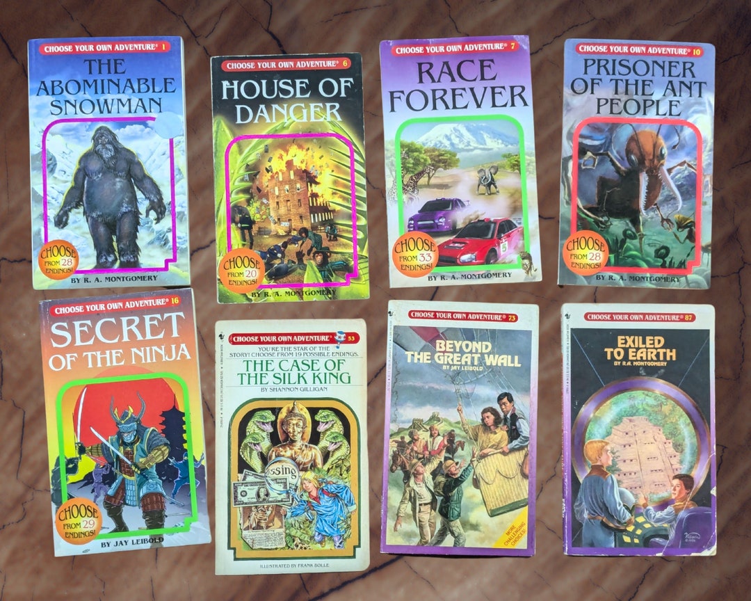 CHOOSE Your OWN ADVENTURE Paperback Books - You Pick! Twist a Plot ...