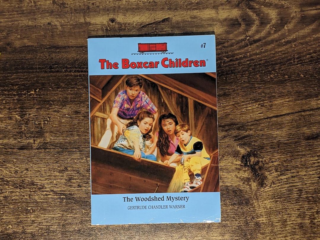 THE WOODSHED MYSTERY - Boxcar Children Mysteries #7 - Vintage Children ...