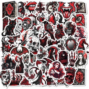 HORROR MOVIE, SATAN, Etc Sticker Packs - Vintage Style Decal Stickers ...