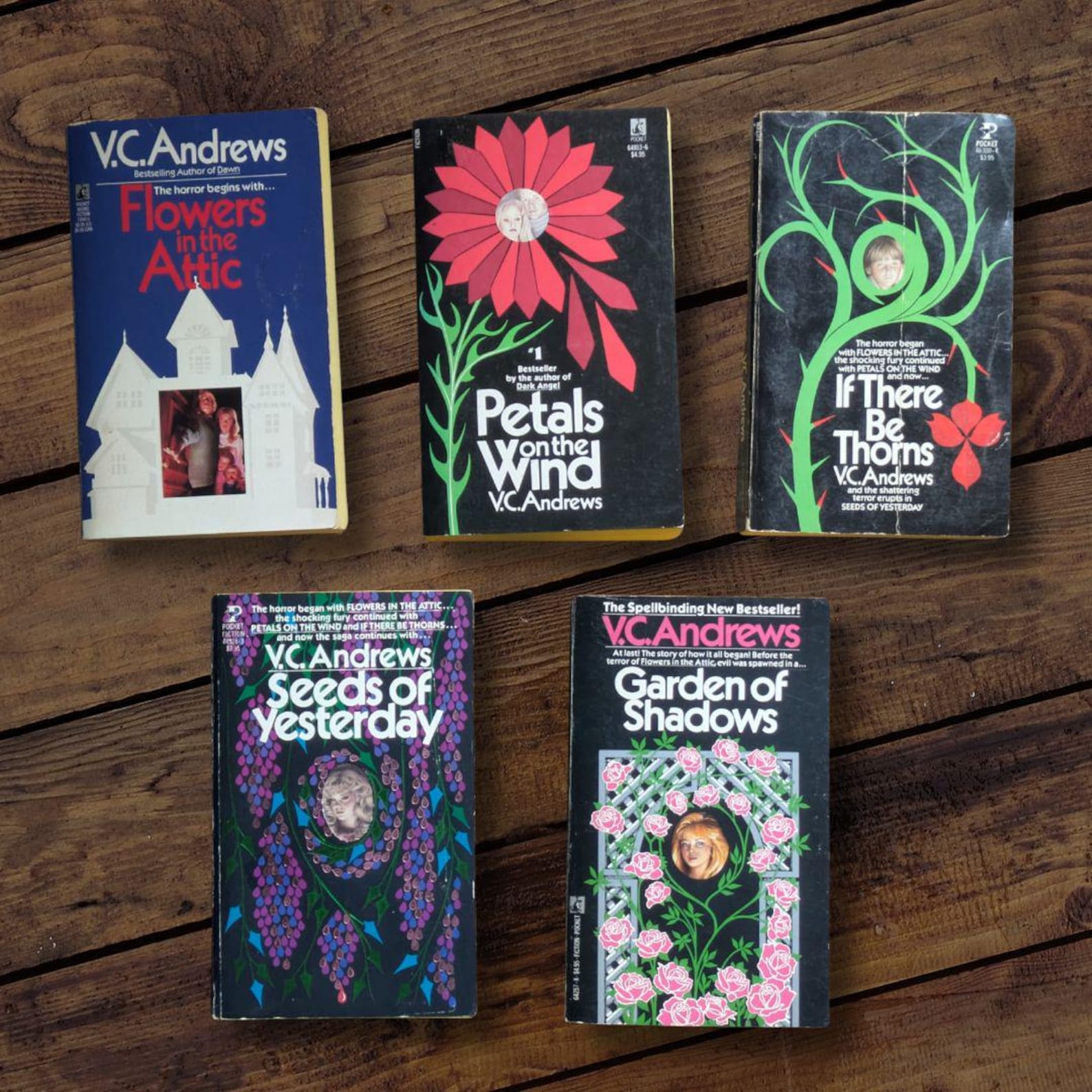 V.C. ANDREWS VINTAGE Paperback Novels - Bestselling Gothic Romantic ...