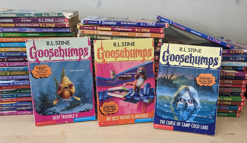 FULL GOOSEBUMPS COLLECTION Vintage 62 Book Library, Full R.L. Stine ...