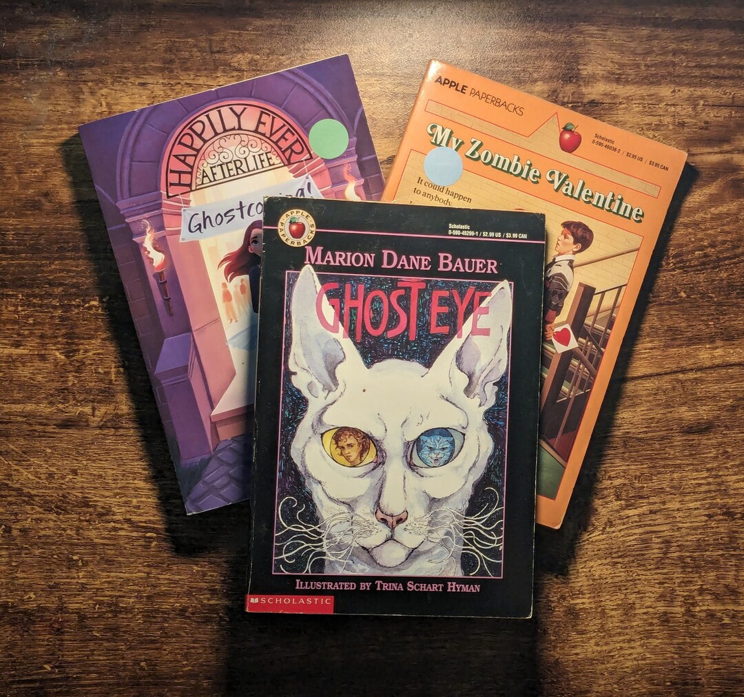 3pk SPOOKY CHAPTER BOOKS My Zombie Valentine, Ghost Eye, Happily Ever ...