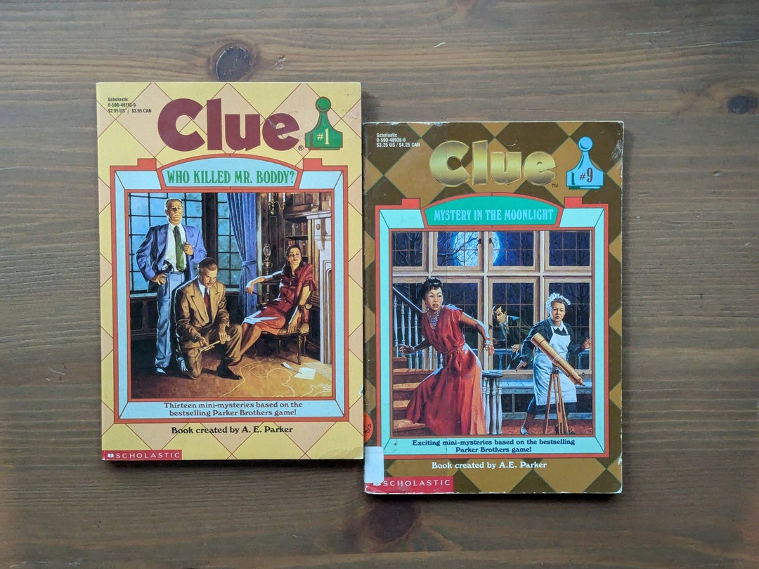 CLUE Mini Mysteries VINTAGE PAPERBACKS A.E. Parker - Who Killed Mr ...