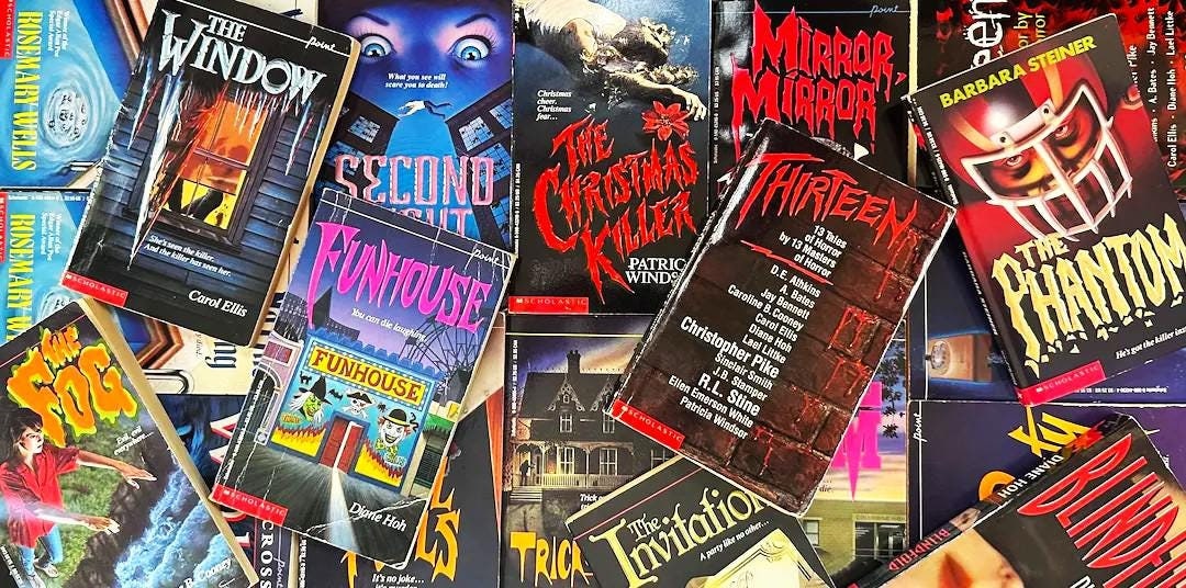 POINT HORROR Vintage Thriller Novels - 90s Bestsellers R.L. Stine ...