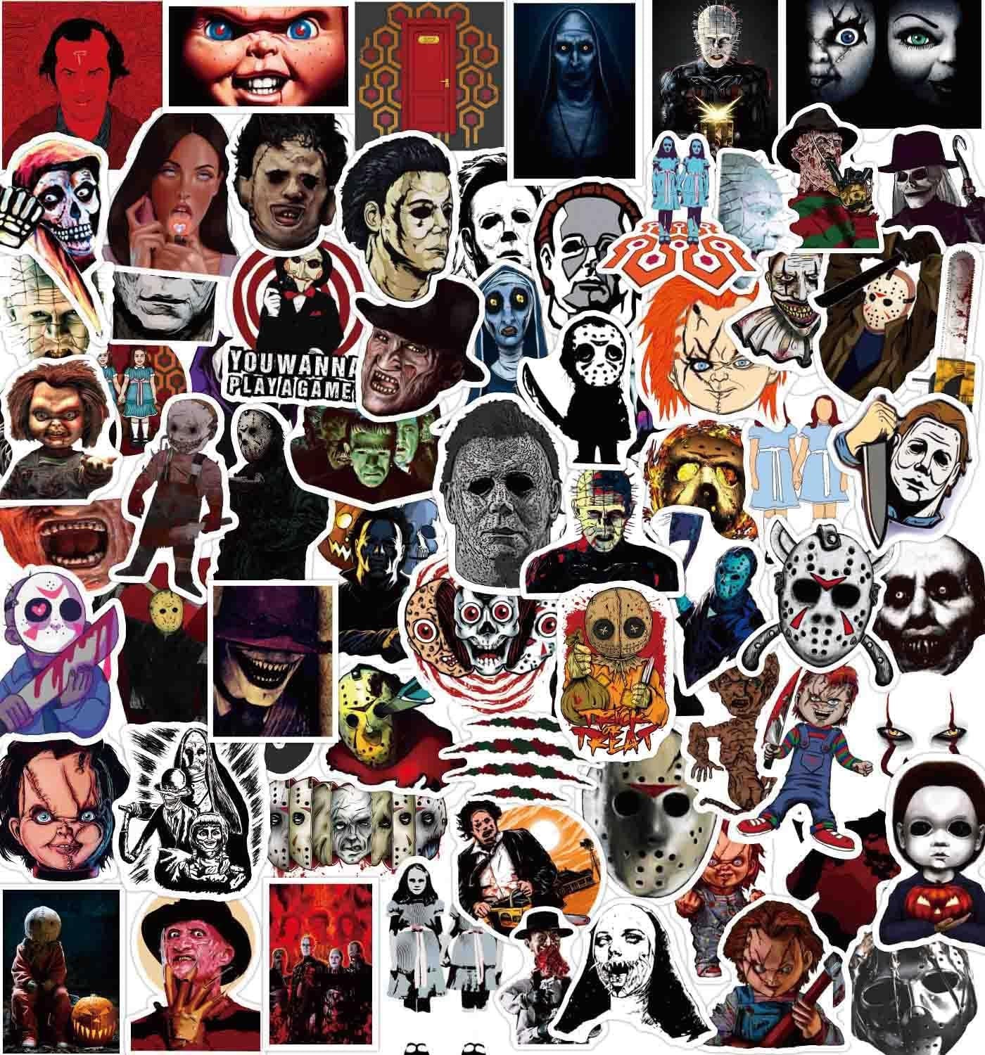 HORROR MOVIE, SATAN, Etc Sticker Packs Vintage Style Decal Stickers ...