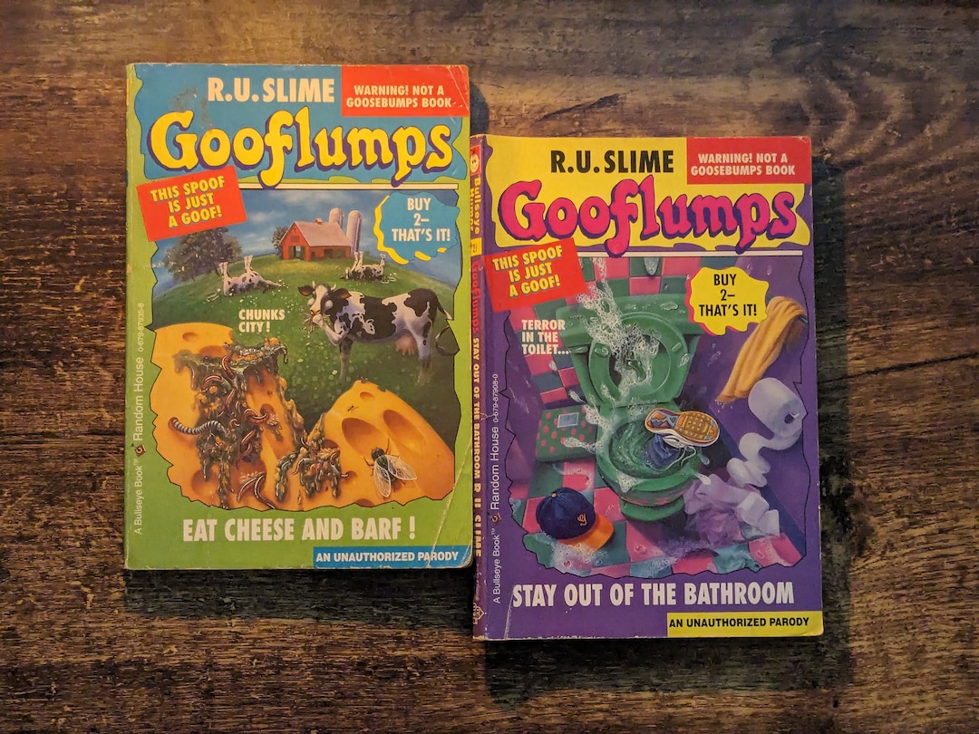 2pk GOOFLUMPS HORROR COMEDY Books by R. U. Slime - Eat Cheese & Barf ...