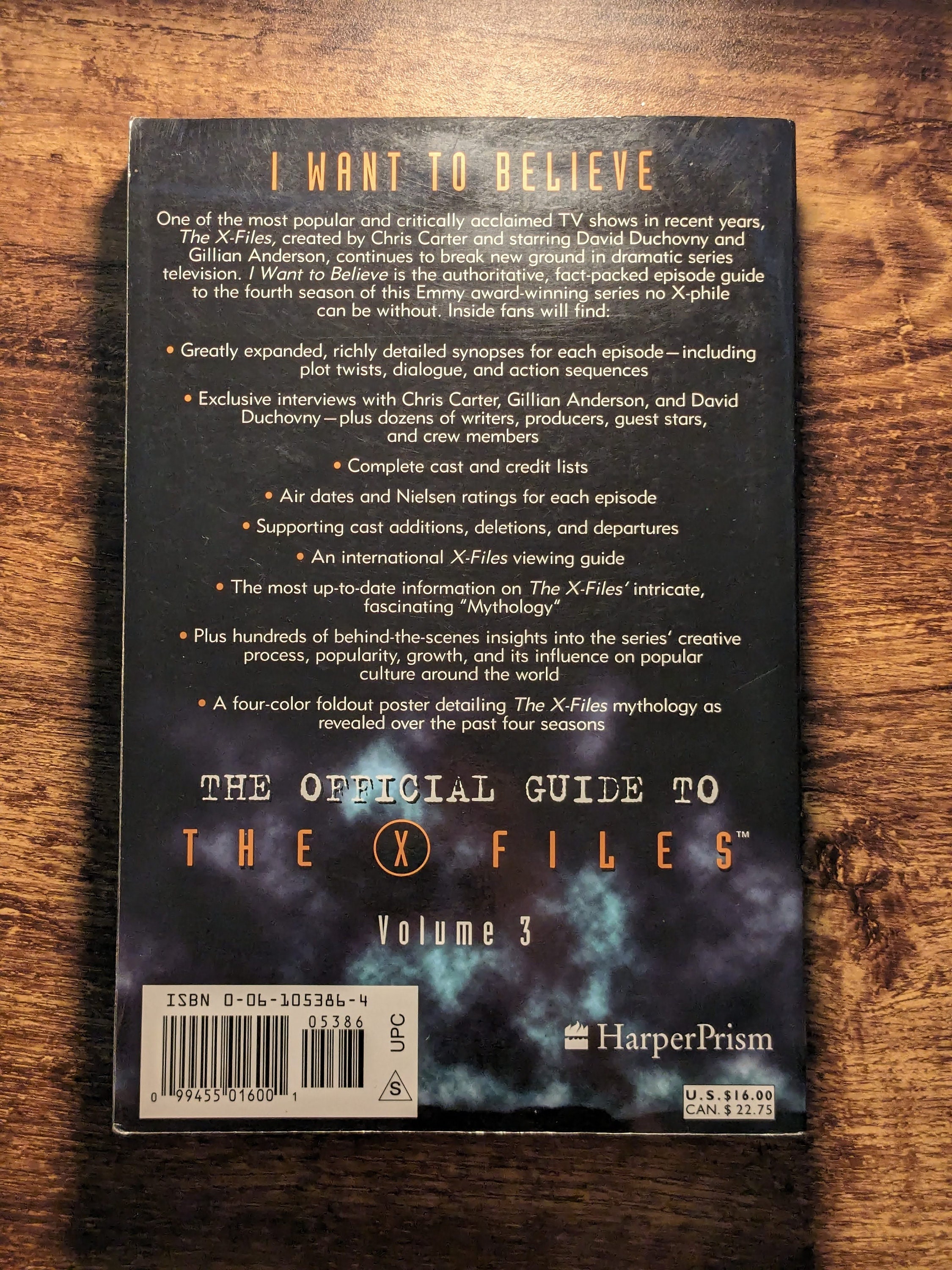 OFFICIAL X-FILES GUIDE Volume 3 by Andy Meisler 90's Science Fiction ...