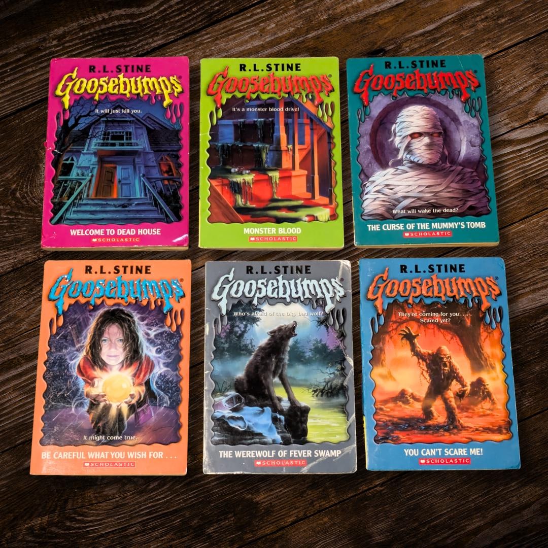 You Pick VINTAGE GOOSEBUMPS REPRINTS Original Cover Art, Updated Slime ...