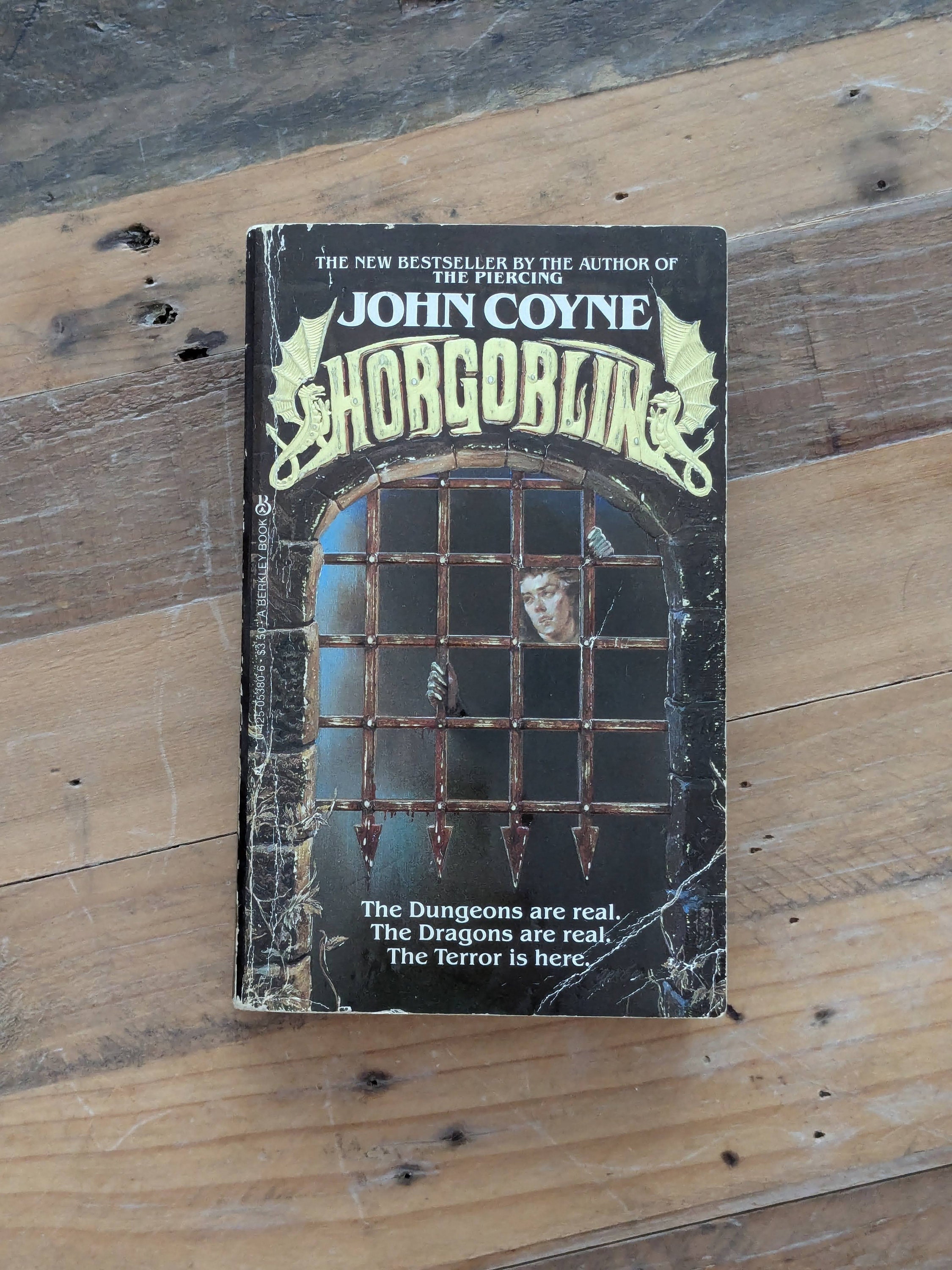 HOBGOBLIN Rare Vintage Horror Novel Paperback by John Coyne Ancient Magic Throwback Celtic ...